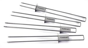 cuisinart csks-048 sliding skewer pack, silver (set of 4)