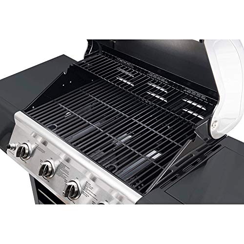 Hongso Grill Replacement Parts for Nexgrill 720-0830H, 17" SUS304 Stainless Steel Cooking Grill Grates and 14 9/16" Porcelain Steel Heat Plates