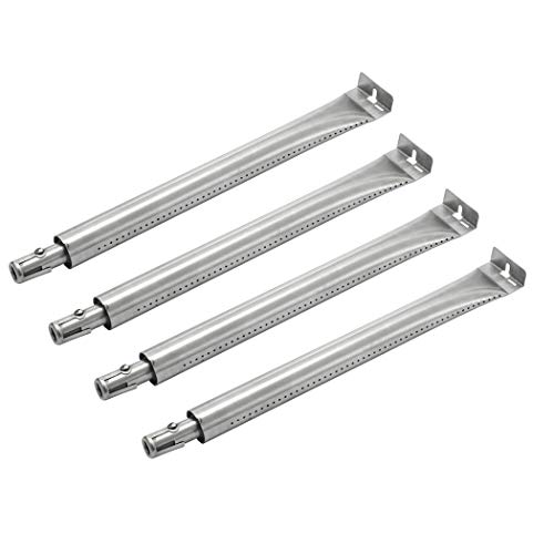 YIHAM KB861 Tube Burner Replacement Parts for Broil King Baron, Broil-Mate, Grillpro and Other Gas Grills, 15 13/16 inch x 1 1/4 inch, Stainless Steel, Set of 4