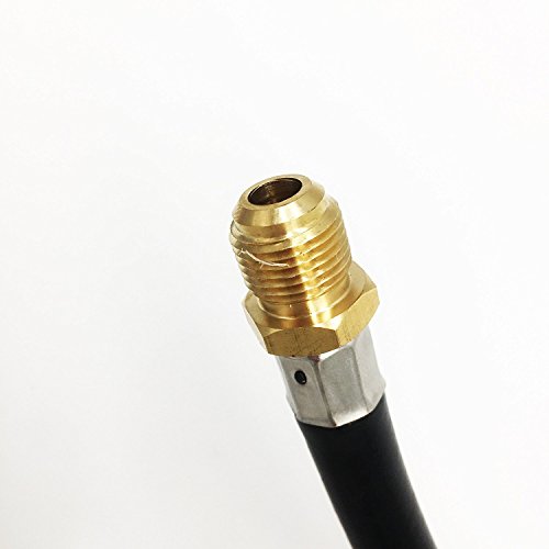 MeTer Star 3/8" Flare Gas Barbecue Grill Connection Flexible Hose Low Pressure Y Splitter Hose Assemly Parts Inlet Pipe for BBQ Stove