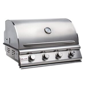 built in propane grill | drop in 4 burner | stainless barbeque | outdoor kitchen bbq | quality grills | upgrage your grill with luxury outdoor cooking by blaze grills