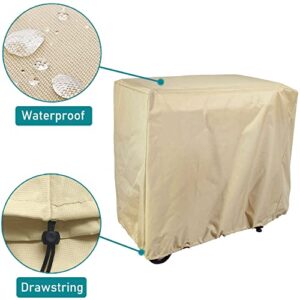 Westeco Grill Cover for Camp Chef FTG600 Flat Top Grill, Pit Boss 757GS, Camp Chef 4 Burner Griddle Cover 40 Inch Waterprooof Cooler Cart Rolling Ice Chest Cover Prep Table Covers