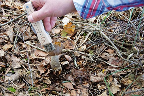 Esschert Design Mushroom Knife with Brush