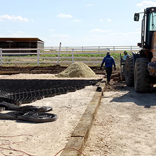 Performance Footing Geocell BaseCoreHD™ 3" Ground Grid Heavy Duty Stabilizer Kit | Gravel Grid for Sheds, Driveway, Slopes and Parking | 108 sq feet