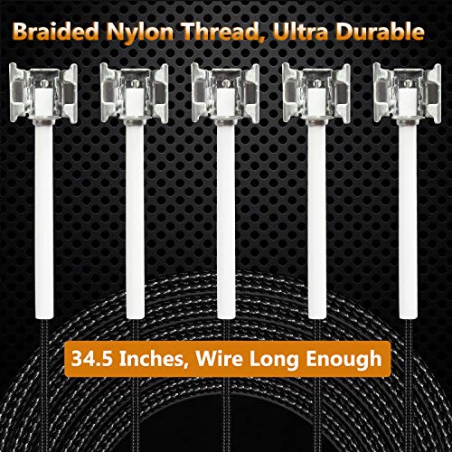 Replacement Parts for Nexgrill 720-0882A 720-0896 720-0925 720-0896B 720-0896C Gas Grills, Includes 5 Ignitors, 5 Stainless Steel Burner Tubes and 5 Flame Tamers Heat Shields Replacement for Nexgrill