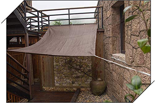 Privacy Fence Screen Cover for Balcony Porch Verandah Deck Patio Backyard, Windscreen Covering Fabric Railing Up to 90%-95% Blockage, Brown (Size : 3mX6m)