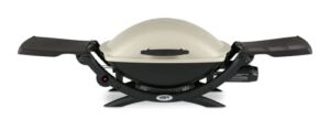 weber q2000 liquid propane grill,white