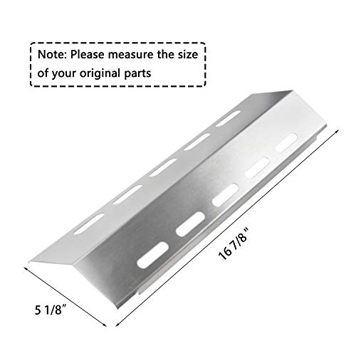 Hisencn Repair Kit for Ducane 5 Burner 30500701, 30500097, 30557401, 30557801, 30557501,30558501, 30400043, 30400042, Replacement Parts Burners Tube, Heat Tent Plate Shield, Burner Cover