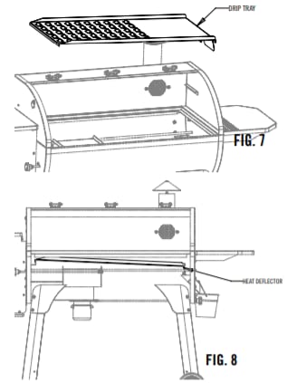 Grease Drip Tray Replacement for Camp Chef Woodwind WiFi 36, SmokePro LUX 36, and Smoke Pro SGX 36, PG36SGX-1