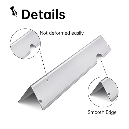 Clivimi 17 Inch Grill Flavorizer Bars, Grill Heat Deflectors Flavor Bars BBQ Gas Grill Replacement Parts for Weber 66032 66795 66040, Genesis II/LX 300 Series, II E-310, E-330, E-335, S-310, S-335