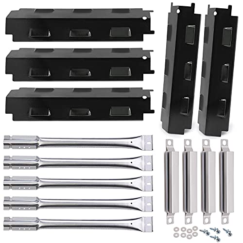 Metal Club Repair Kit for Charbroil 463230515 463239915 463230514 463230513 463230512 463230511 Grills, 5-Pack Heat Tents & Grill Burners, 4-Pack Carry Over Tubes Replacement