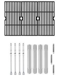 safbbcue 463344116 463343819 replacement parts kit for charbroil advantage 463371116 466344116 performance 463280019 463370719 heat plates g359-0003-w1 cooking grates g430-0016-w1