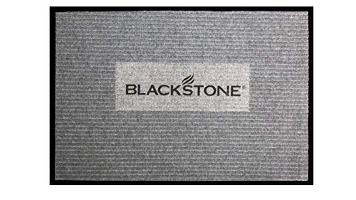 Blackstone Griddle Accessories Grill Splatter Mat (43.5" x 30.5"), 5036, Under The Grill Mat for Patio & Deck Protection – Outdoor BBQ Grilling Barbecue Pad for Gas Grill, Garage, Black.