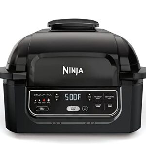 Ninja AG302H Foodi 5-in-1 Indoor Grill with Air Fry, Roast, Bake & Dehydrate (Black)