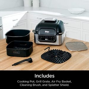 Ninja AG302H Foodi 5-in-1 Indoor Grill with Air Fry, Roast, Bake & Dehydrate (Black)