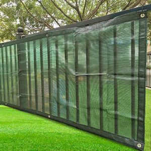 ZRSWV 3ft x 16.4ft Heavy Duty Privacy Screen Fence, Shade Cloth Windscreen Mesh Fabric with Grommet, Shading Rate 95% with Free Zip Ties, Shade Net Awning for Balcony Privacy