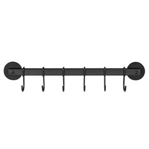 Navaris Magentic Grill Hooks - Magnetic Hook Bar Holder for Hanging Grilling BBQing Tools Utensils Tongues Spatchulas Oven Mitts - BBQ Tool Hanger