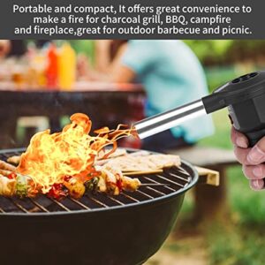 GLOGLOW Outdoor Cooking BBQ Air Blower, Portable Barbecue Fire Blower for Camping Hiking Grill Picnic Stove