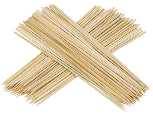 Value Pack of 600 Thin Bamboo Skewers (6 Inch)