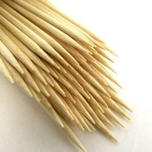 Value Pack of 600 Thin Bamboo Skewers (6 Inch)