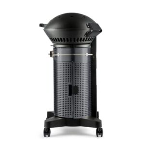 Fuego F21C-H Element Hinged Propane Gas Grill, Dark Gray