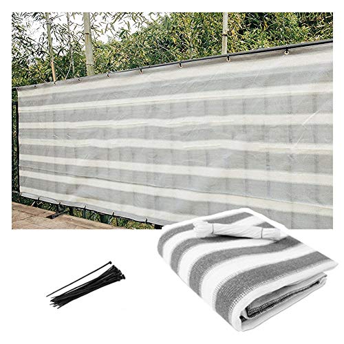 LIANGJUN Shading Sunshade Net, Privacy Fence Screen Mesh Sun Protection Backyard Rails Balcony Outdoor 168GSM, Customized (Color : A, Size : 0.9mX5m)