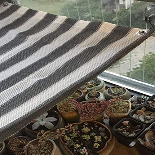 LIANGJUN Shading Sunshade Net, Privacy Fence Screen Mesh Sun Protection Backyard Rails Balcony Outdoor 168GSM, Customized (Color : A, Size : 0.9mX5m)