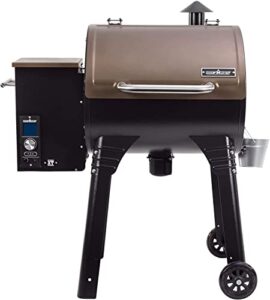 camp chef smokepro xt wood pellet grill smoker, bronze (pg24xtb)