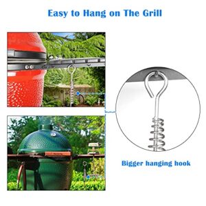 KAMaster 18” Ash Tool Poker Big Green Egg Accessories Kamado Grill Joe Ash Removal Tool Ash Rake Cleaning Tools Wood Corner Cleaner Accessories