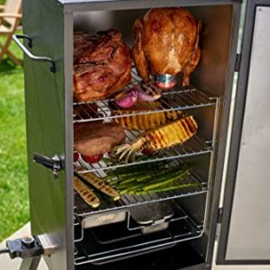 Cuisinart COS-330 Vertical Electric Smoker, Three Removable Smoking Shelves, 30", 548 sq. inches Cooking Space