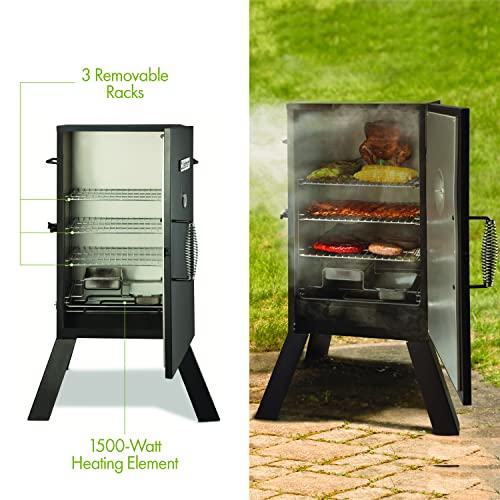 Cuisinart COS-330 Vertical Electric Smoker, Three Removable Smoking Shelves, 30", 548 sq. inches Cooking Space