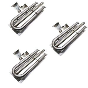 htanch sa5481(3-pack) 21 7/8" stainless steel viking grill burner replacement for viking 316-911, vgbq 30, vgbq 41, vgbq 53 in t series, vgbq030-2t, vgbq300-2rt/e, vgbq3002re, vgbq3002re1, vgbq3002rt