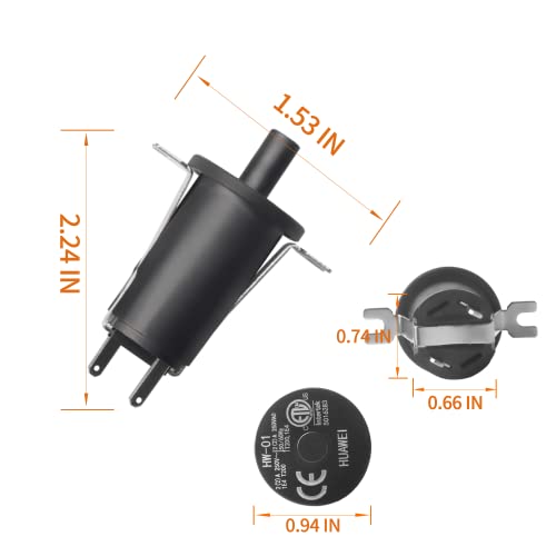 4-Pack Accessories Kit Replacement for Masterbuilt Hopper lid/Door Switch Sensor,Campatible with Masterbuilt Gravity Series 560/800/1050 Digital Charcoal Grill + Smoker