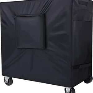 SIRUITON Cooler Cart Cover Waterproof Oxford Fabric, Fits for Most 80-100 Quart Rolling Cooler Cart Cover, Outdoor Beverage Cart, Patio Ice Chest Protective Covers