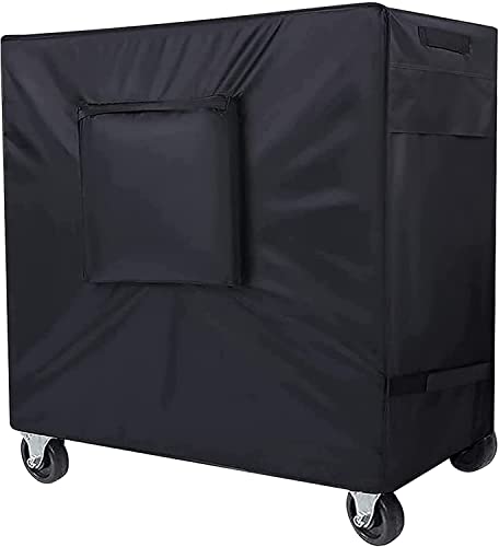 SIRUITON Cooler Cart Cover Waterproof Oxford Fabric, Fits for Most 80-100 Quart Rolling Cooler Cart Cover, Outdoor Beverage Cart, Patio Ice Chest Protective Covers