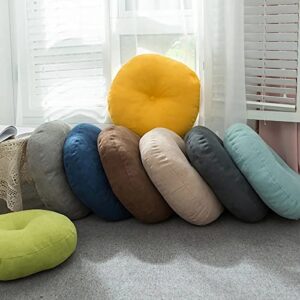 DINGZZ Futons Cushion Pearl Cotton Cushions for Hotel Tatami Linen Seat Yoga Pillow Living Room ( Color : D , Size : M )