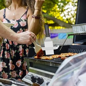 KALAMANDA Griddle Spatula Holder, Adjustable Stainless Steel Grill Tool Hold Rack for Blackstone, Camp Chef, Royal Gourmet(6.5-10.2 Inch) Silver