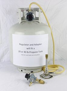 bunsen burner control valve regulator for propane tank