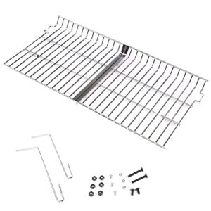 uniflasy grill warming rack for char griller 5050, 5650, 3001, 2223, 5072, 2823, 3030 grills stainless steel warming grate for chargriller 5050 5650 gas & charcoal grill