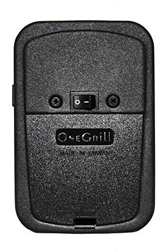 OneGrill Cordless Grill Rotisserie Motor-25 lb (Without AC Adapter, Matte Black Steel)