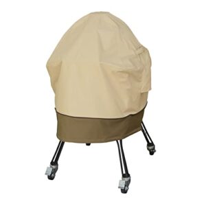 classic accessories veranda water-resistant 22 inch kamado ceramic bbq grill cover