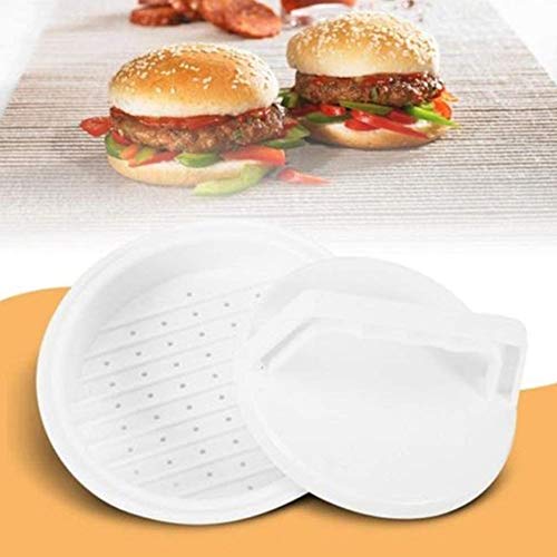 AISIBO 2 Piece Hamburger Press, Plastic Burger Press, Hamburger Maker Meat Press Set