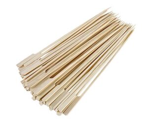 gmark bamboo paddle skewers 12" 100pc/bag, kabob skewers, bbq skewers for outdoor grilling gm1075