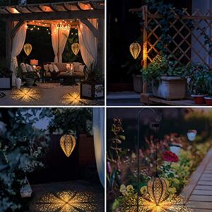 2 Pack Hanging Solar Lanterns + 2 Pack Hanging Solar Lanterns