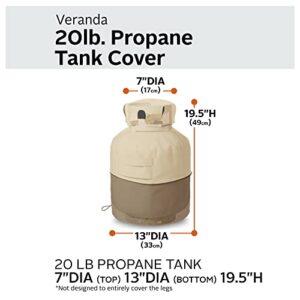 Classic Accessories Veranda Water-Resistant 7 Inch Propane Tank Cover