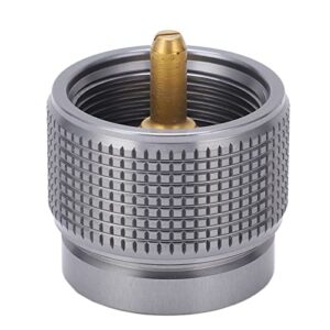 propane adapter, corrosion resistant z22 aluminum alloy gas adapter converter for cylinder container