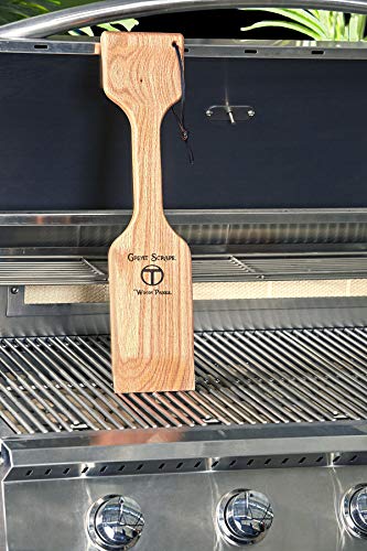 The Great Scrape The Woody Paddle New All Natural BBQ Grill Scraper