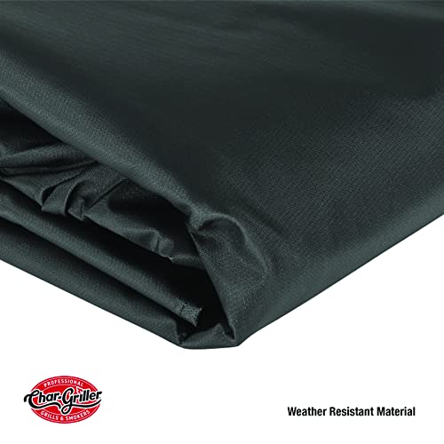 Char-Griller 8175 Flat Iron 2 Burner Outdoor Gas Griddle Grill Cover, Black