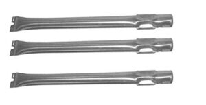 grill burner for select broil king 9412-52, 9412-53, 9412-56, 9412-62, 9412-63, lowes 6666-64, sterling & huntington gas models - 3 pack