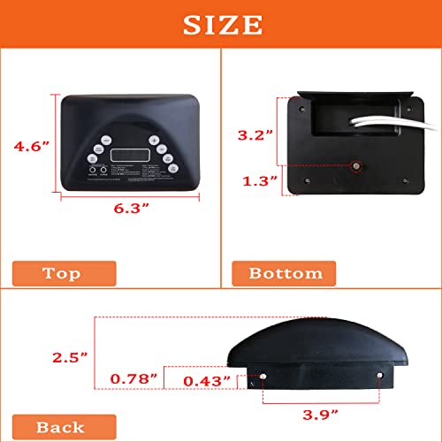 Digital Control Panel, Compatible with Masterbuilt 20070211/ 20070411/ 20070311 and More MB Top Controller Electric Smoker